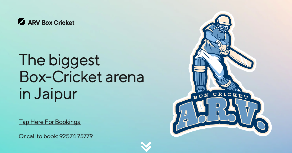 ARV Box Cricket - Jaipur's Biggest Box Cricket Arena